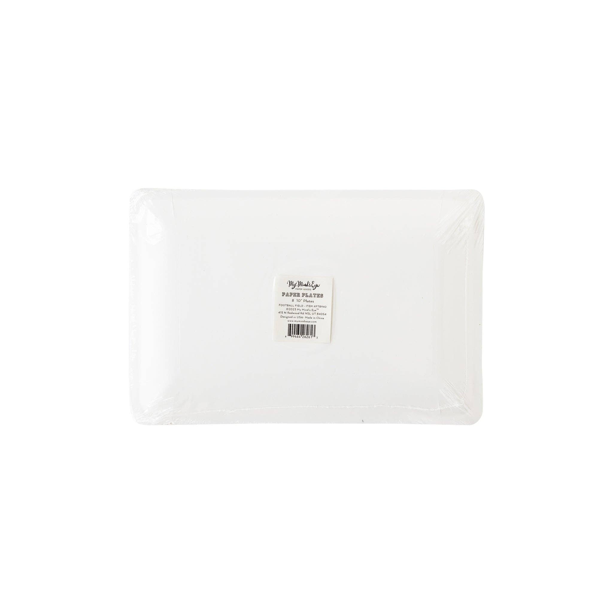 Football Field Shaped Paper Plates - Set of 8 – River City Coffee and Goods