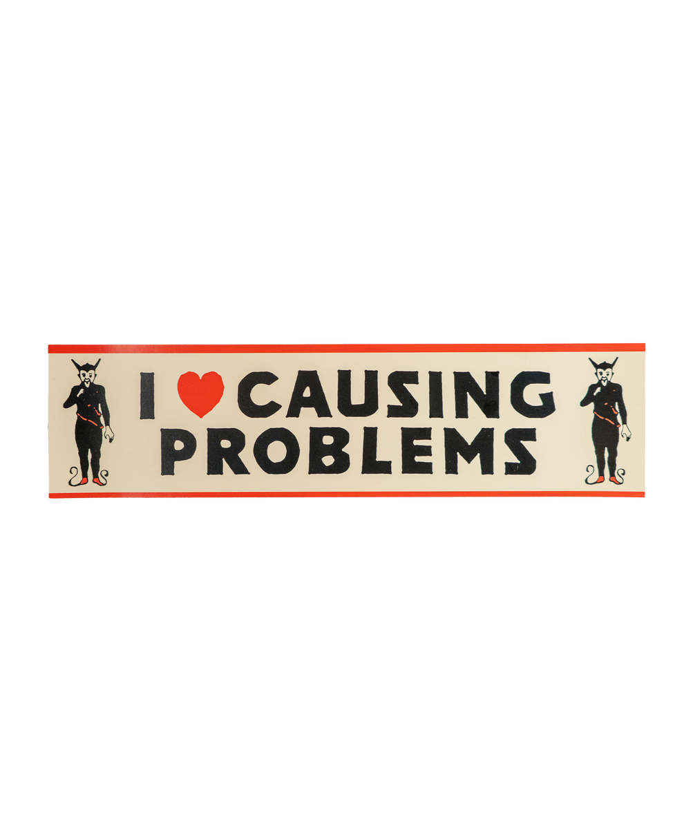 I Love Causing Problems Bumper Sticker – River City Coffee and Goods